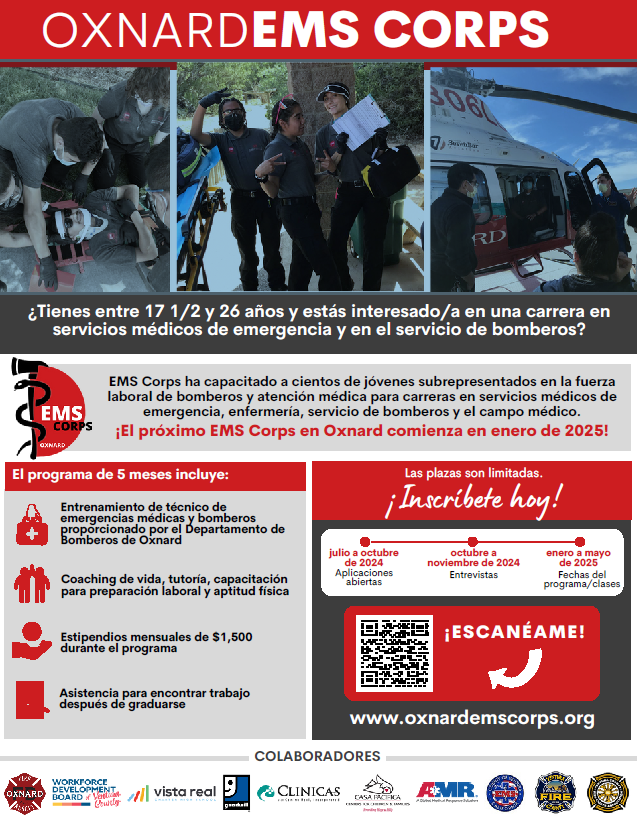 Oxnard EMS Corps (English and Spanish) – Human Services Agency